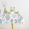 Amazon.com: Coastal Nautical Rectangle Tablecloth Ocean Themed Beach ...