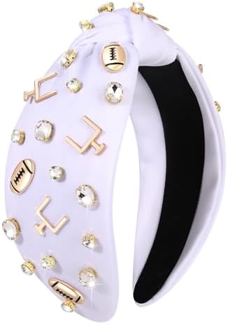 Amazon.com : NVENF Football Headband for Women Football Mom Accessories ...