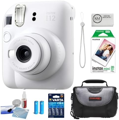 Amazon.com : FUJIFILM INSTAX Mini 12 Instant Film Camera Bundled with ...