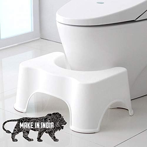 Buy HomeFast Comfortable Squat Stool for Western Toilet Portable Sturdy ...
