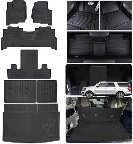 Amazon.com: Drcarnow Floor Mats for Ford Expedition Max/Navigator L (8 ...