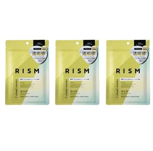 Amazon | [まとめ売り]リズム RISM デイリーケアマスク クリア 150ml 7枚×3個 | ノーブランド品 | フェイスパック 通販