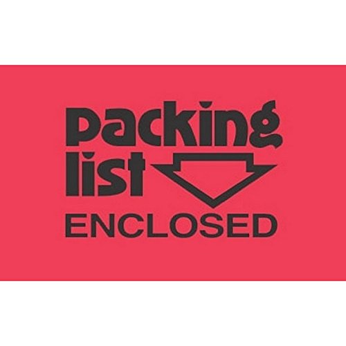 3" x 4" Packing List Enclosed Labels (500 per Roll) : Amazon.in ...