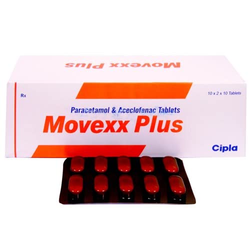 Movexx-Plus 100mg/500 - Strip of 10 Tablets : Amazon.in: Health ...