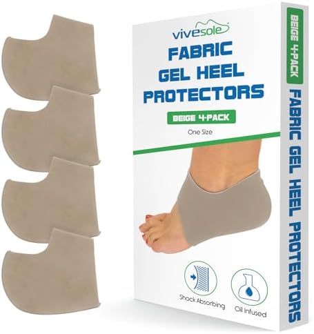 Amazon.com: ViveSole Silicone Heel Protectors (2 Pairs) - Gel Guard for ...