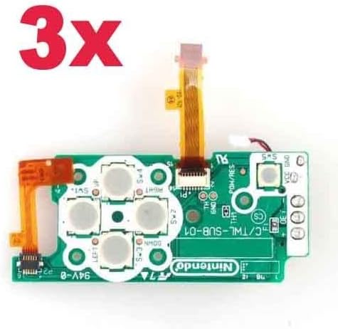 Neewer 3x Button Power Switch Circuit Board Replacement for Nintendo ...
