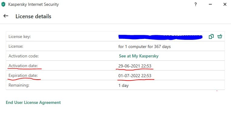 Kaspersky Internet Security 2020 1 PC 1 Year ( Activation KeyCard ...