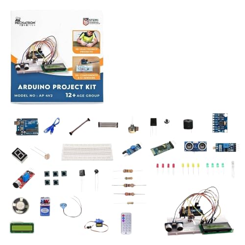 Buy Mechatron Robotics 35+ Arduino Project Kit (AP4V2) with Free Step-by-Step Course Worth INR ...