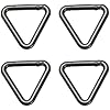 Amazon.com: Triangle Key Ring, Spring Snap Clip Hook Trigger Keychain ...