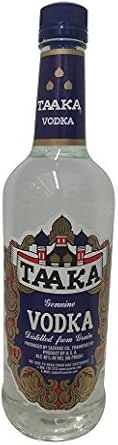 Amazon.com: Taaka Vodka 80 Proof, 750 mL : Grocery & Gourmet Food