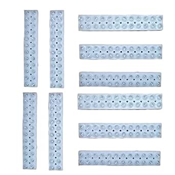 12 Ways PVC Terminal Connector Strip Electric Barrier Strip Dual Row ...