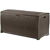 Amazon.com : Suncast Resin Wicker 99 Gallon and 22 Gallon Storage ...