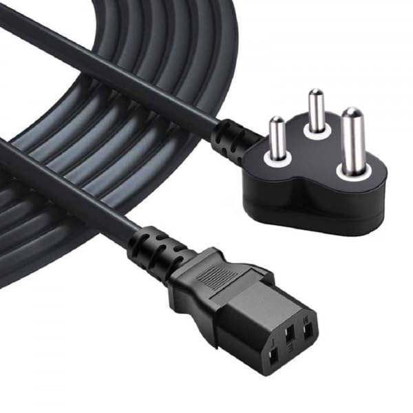 Multybyte 3 pin Computer Power Cable 1.8 MTR (Pack of 1) : Amazon.in ...