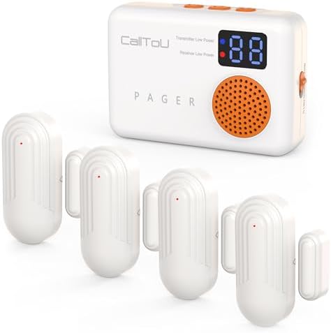 CallToU Door Sensor Chime, Potable Door Chimes for Door Opens, Wireless ...