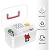 Amazon.com: MILTON Medical Box, First Aid Kit Storage, Emergency ...