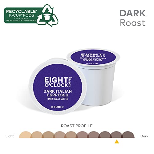 Snapklik.com : Eight OClock Coffee Dark Italian Espresso Roast, Keurig ...
