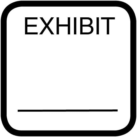 Amazon.com : Exhibitindexes® Exhibit Stamp : Office Products