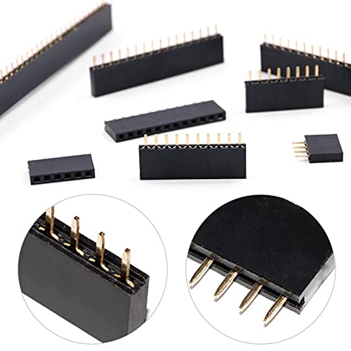 Snapklik.com : 240Pcs 254mm Straight Single Row PCB Board Female Pin ...