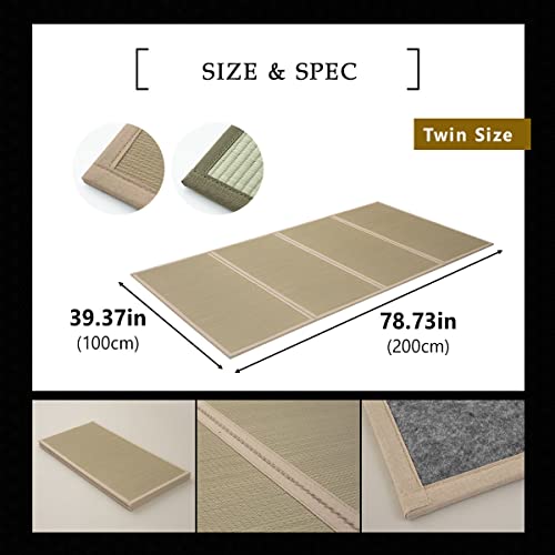 Emoor Japanese Tatami Mat for Twins