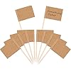 Amazon.com: Pangda 100 Pieces Blank Toothpick Flags Cheese Markers Food ...