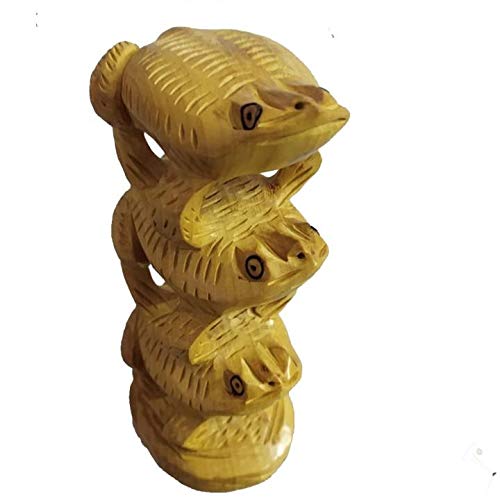 Buy Wooden Frog Tower Online at Low Prices in India - Amazon.in
