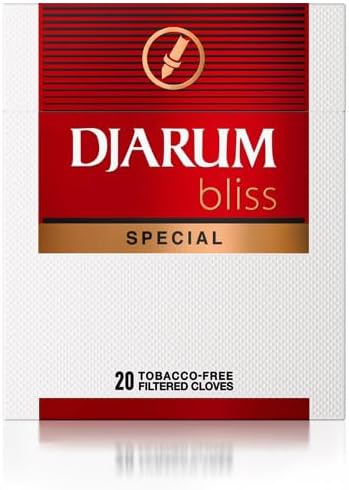 Amazon.com: Djarum Bliss Special Tobacco & Nicotine Free Clove Filtered ...