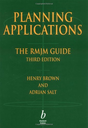 Amazon.com: Planning Applications: The RMJM Guide: 9780632041176: Brown ...