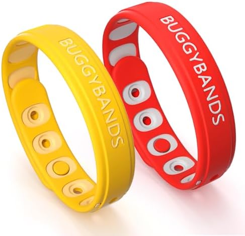 Amazon.com: BuggyBands Mosquito Repellent Bracelets, 2 Pack Silicone ...