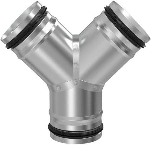 NIUWA 3 Way Duct Hose Connector, Duct Splitter for Exhaust Fan Dryer ...