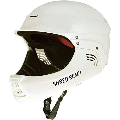 Shred Ready Standard Full-Face Kayak Helmet Pearl White, One Size ...