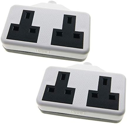 Ex-Pro 2 Gang High Impact Trailing Extension Socket, without Plug and ...