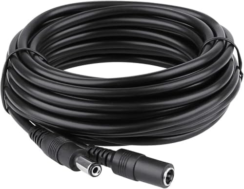 Auroh 3 Meter CCTV 2.1 x 5.5mm DC 12V Power Extension Cable Black Male ...