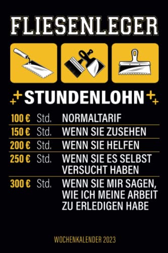 Stundenlohn Fliesenleger Schwarz