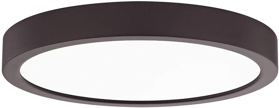 Flat LED Light Surface Mount 8-Inch Round Bronze 3000K 1199LM - Amazon.com