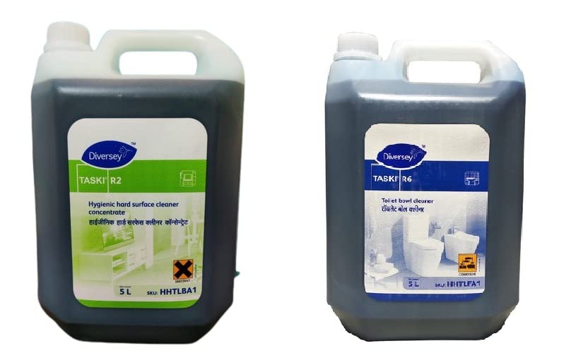 Taski R2 5 Ltr & Taski R6 5 Ltr Combo (2x5 LTR) : Amazon.in: Health ...