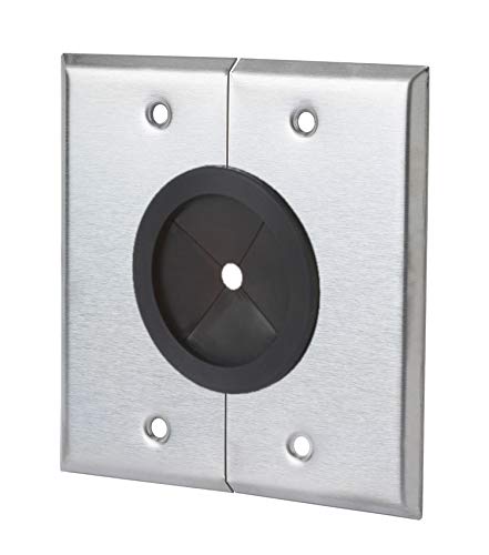 SEMTRON Cable Pass Through Rubber Grommet Wall Plate | Universal ...