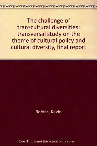 Amazon.com: Challenge of Transcultural Diversities Cultural Policy And ...