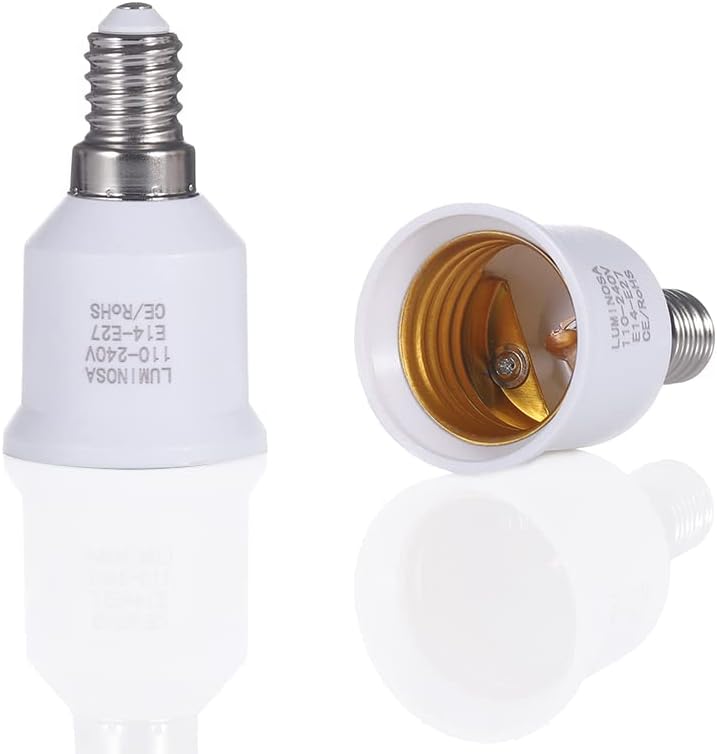 kwmobile E14 to E27 Converter (Pack of 4) - Lamp Socket Adapter Light ...
