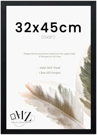 MZ Goods Rectangle Flat Modern Design 60x90cm - Personalized Black ...