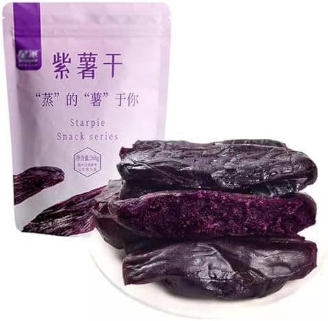 Amazon.com: SXET Dried Purple Potatoes, Chewy Purple Sweet Potato Snacks, Soft and Waxy Purple ...