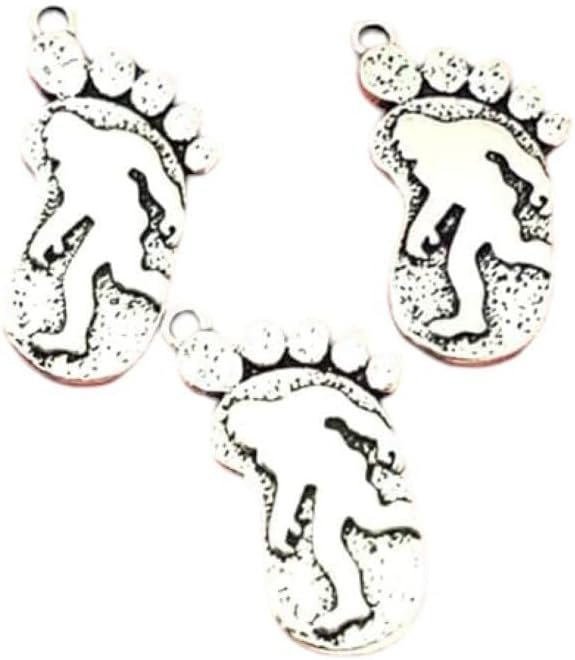 Amazon.com: 50pcs Forest Moon Sasquatch Bigfoot Pendant Charm Jewelry ...