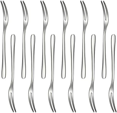 Amazon.com: Snamonkia Appetizer Small Forks Set of 12, 5.4 Inches ...