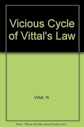 Buy Vicious Cycle of Vittal's Law Book Online at Low Prices in India ...