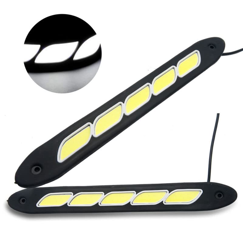 Amazon.com: LED Daytime Running Light 2PCS Led Strip Daytime Running ...