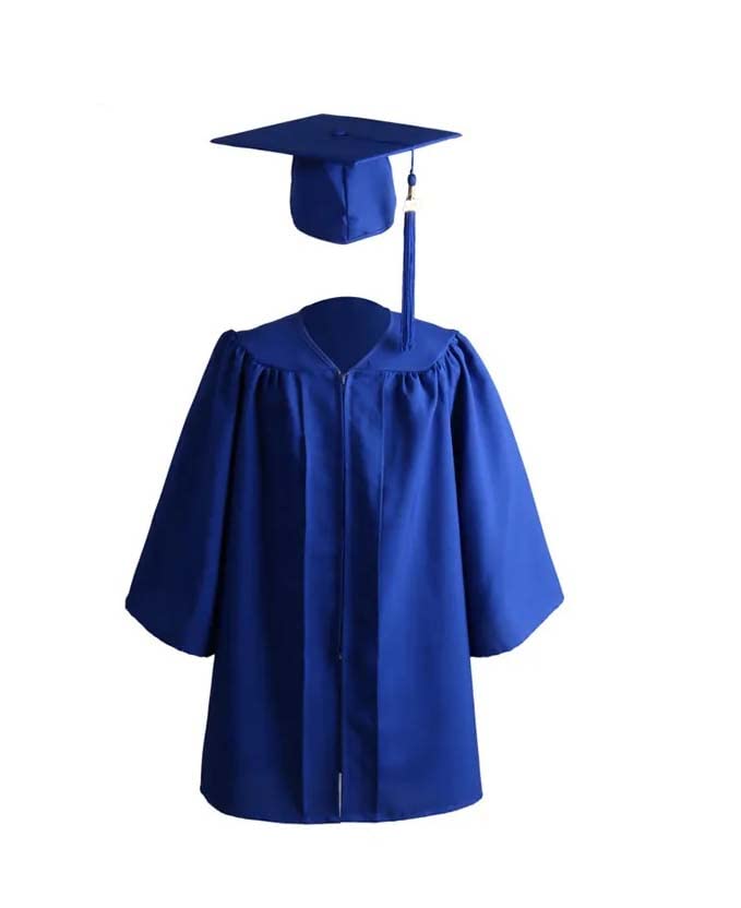 Buy CHRISLEY ENTERPRISES Blue Graduation Gown Convocation Gown for Kids ...