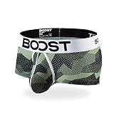 ・ブランド:BOOST・製造元:BOOST・製造元/メーカー部品番号:boost-boxer-sepa-forest-l・[リフトアップポーチテクノロジー] 局部の根本に回り込むリフトアップバンドが適度に根元を締め上げ、前方に押し出された局...