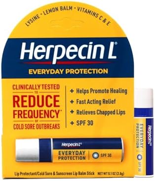 Amazon.com: Herpecin L Lip Balm Stick; Cold Sore Sun & Fever Blisters ...