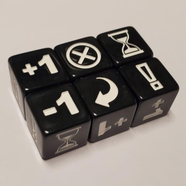 Amazon.com: 6X Universal CCG & Tabletop Symbol Counter Dice: Thousands ...