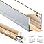GEEKLUX Profilé Alu pour Ruban Led 2m 25 Pièces, Profilé Led ...