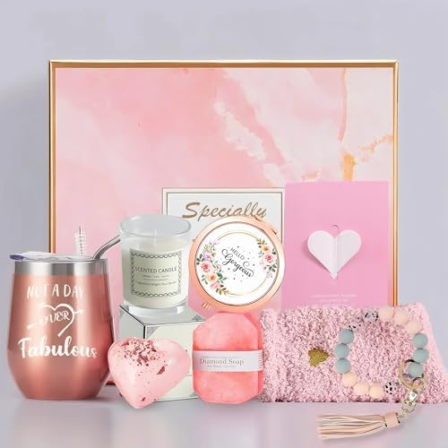 Amazon.com : Birthday Gifts for Women Bath Relaxing Spa Gift Basket set ...